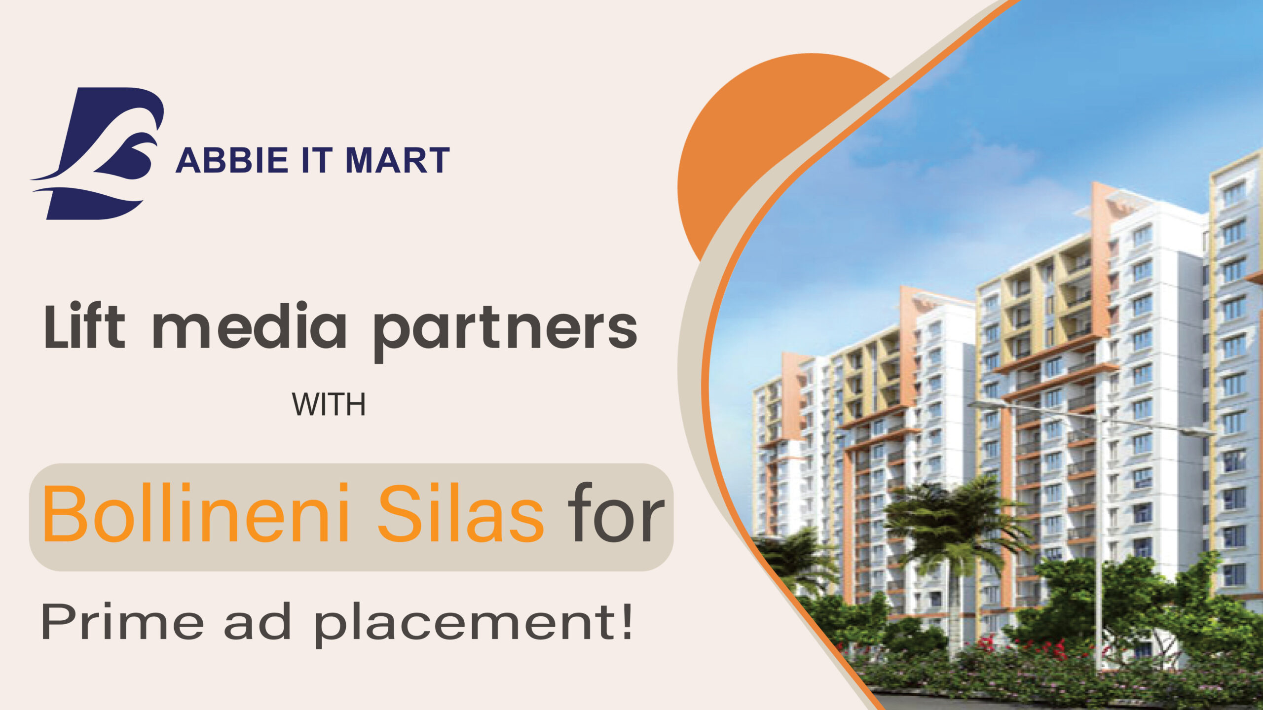 ABBIE IT MART lift advertising media collaborated with Bollineni Silas ...